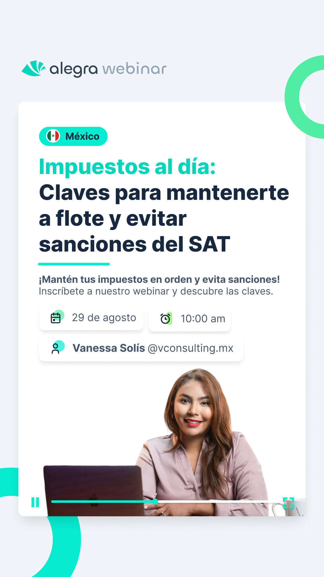 Webinar: Impuestos al día: Claves para mantenerte a flote y evitar ...
